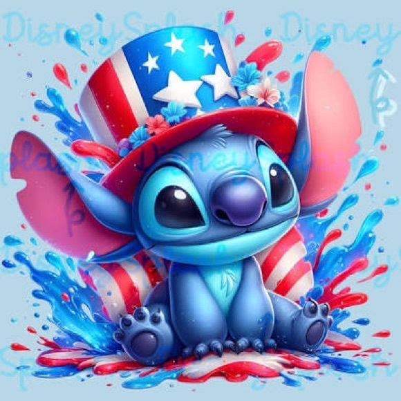 Disney | Other | Disney Stitch Patriotic Flyer | Poshmark